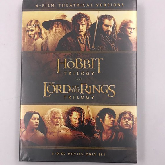 Media | The Hobbit Trilogy The Lord Of The Rings Trilogy Dvd Region 1 ...